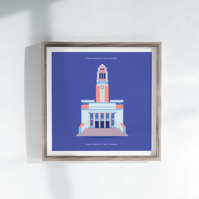 Leeds Parkinson Building, University of Leeds, Graduation Illustration ...