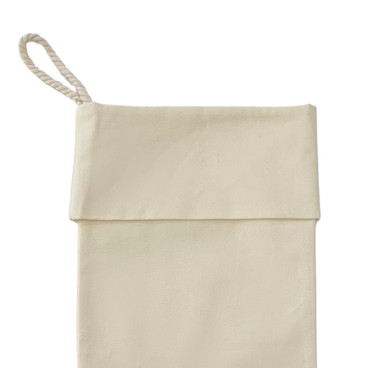 100% Cotton Canvas Blank Christmas Stocking | Size 20cm Opening X 45cm ...