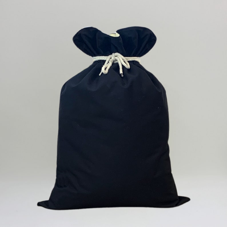100% Cotton Blank Santa Sacks | 50*70cm | Drawstring Rope Detail ...