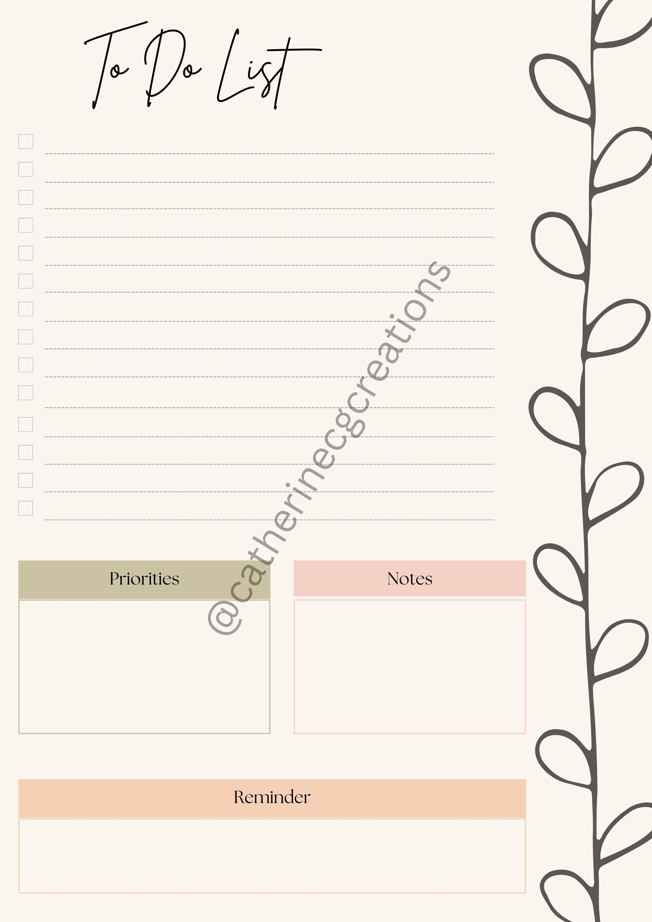 EDITABLE to Do List, Printable to Do List, Daily Planner, to Do ...