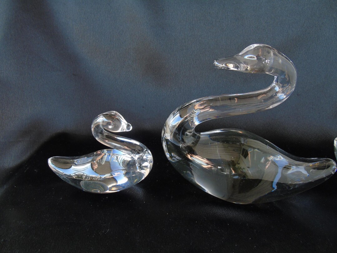 Duncan Solid Glass Largest Swan - Etsy