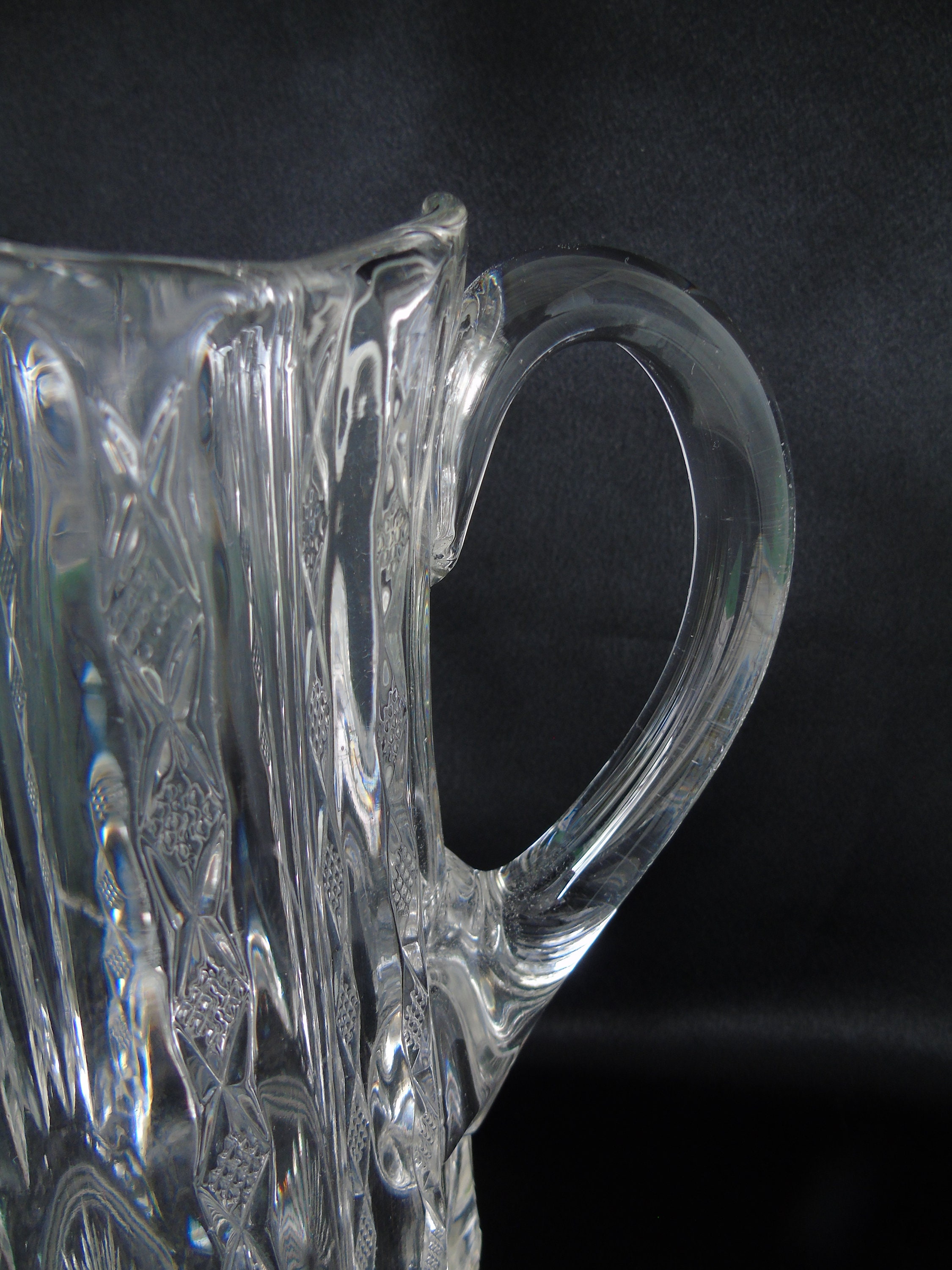 EAPG Duncan & Miller Diamond Ridge Pitcher (#1) - Etsy