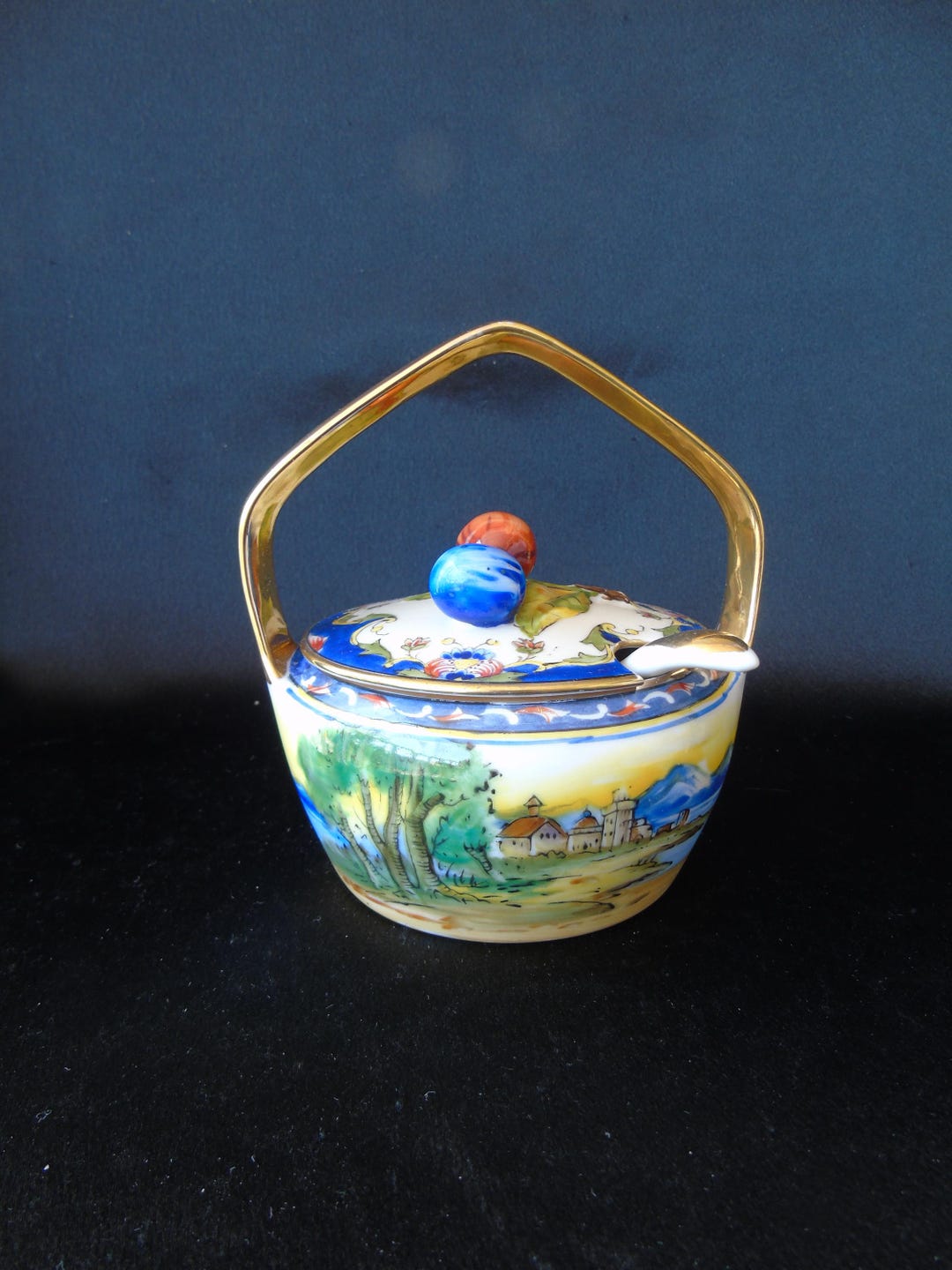 Noritake Scenic Preserve Basket - Etsy