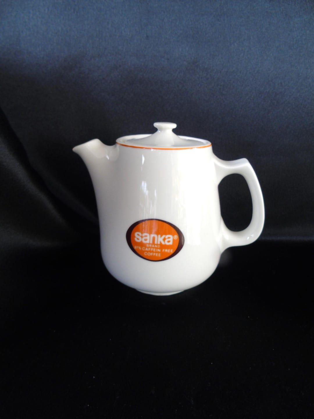 Hall China Sanka 2-cup Coffee Pot - Etsy