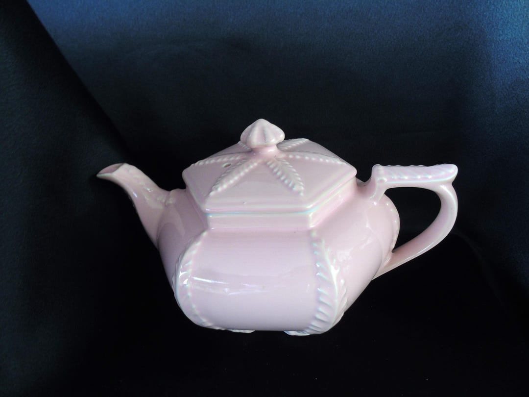 Hall China Pink Plume AKA Disraeli Teapot - Etsy