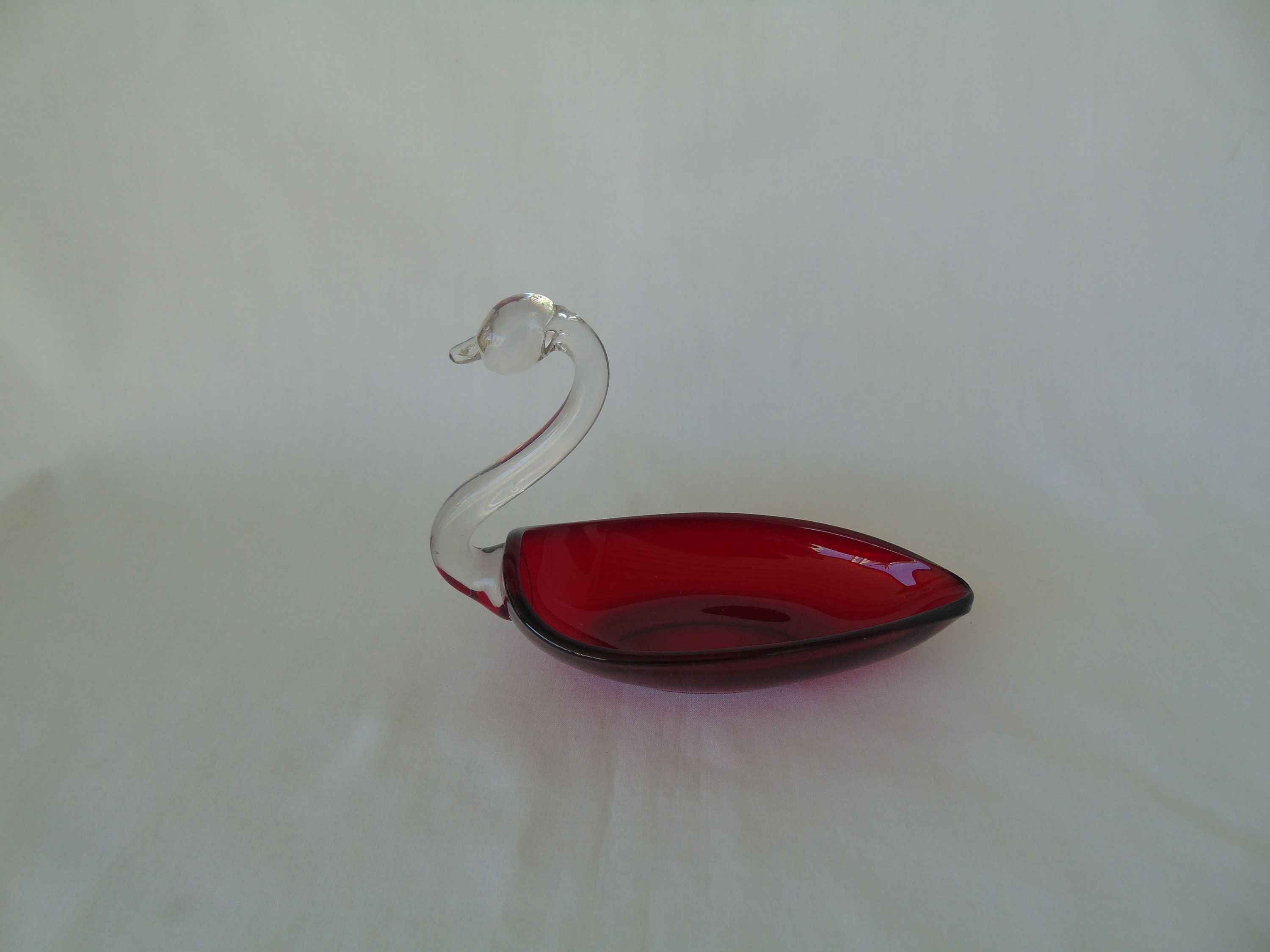 Rare Duncan & Miller Pall Mall 4-1/2 Ruby Swan - Etsy