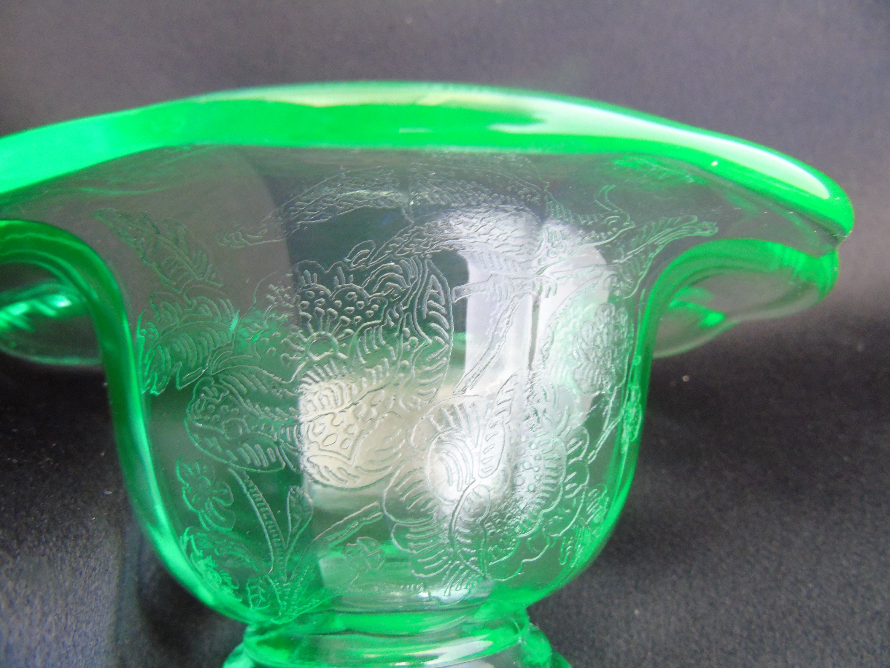 Peacock and Rose Green Mayonnaise and Spoon - Etsy