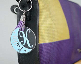 Custom Moon Keychain - Etsy