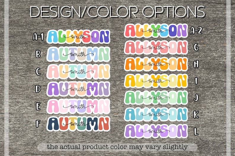 Personalized Name Stickers Kids Name Labels Laptop Bottle - Etsy