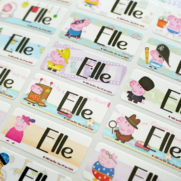 Peppa Pig Stickers - Etsy