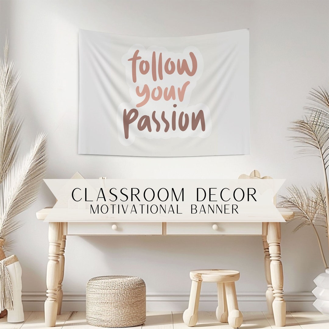Classroom Motivational Banner | Classroom Decor | Classroom Wall Art ...