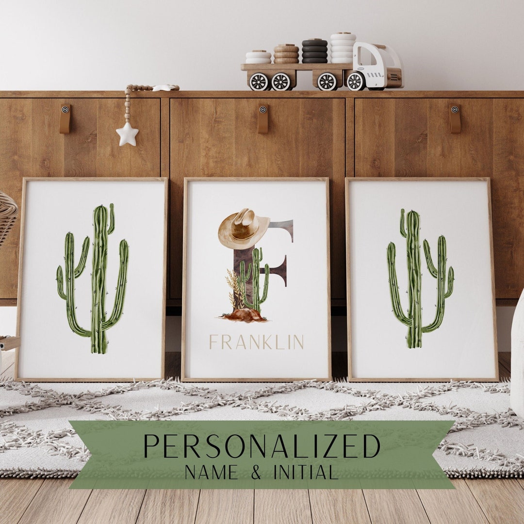 Personalized Western Name Set | Cowboy Nursery | Western Nursery ...