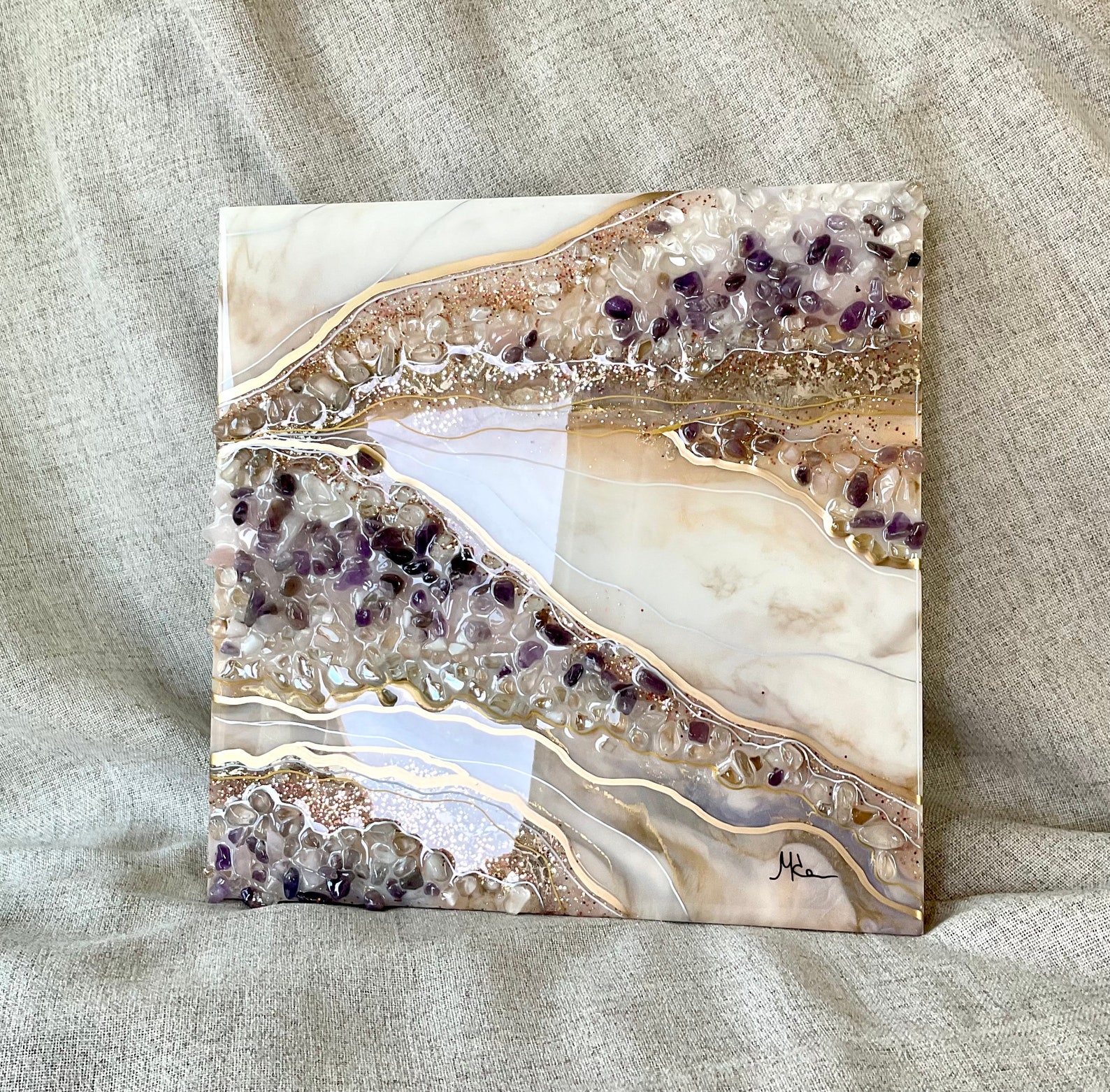 Custom Order Resin Wall Art Custom Beautiful Geode Resin Wall - Etsy