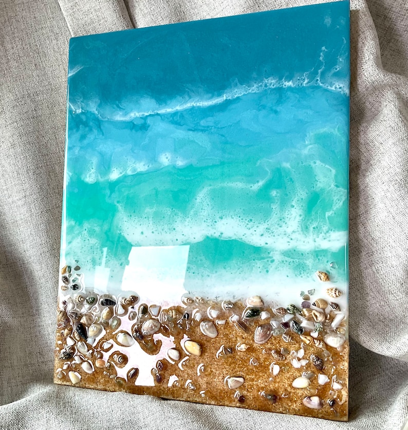 Made to Order Ocean Painting Custom Resin Artwork Ocean - Etsy