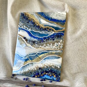 Custom Order Resin Wall Art, Custom Beautiful Geode Resin Wall Decor ...