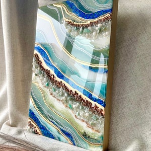 Custom Resin Wall Art. Made to Order Resin Wall Art. Artwork Decorated ...