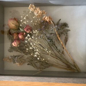 Beautiful Handmade Dried Flower Shadow Box - Etsy
