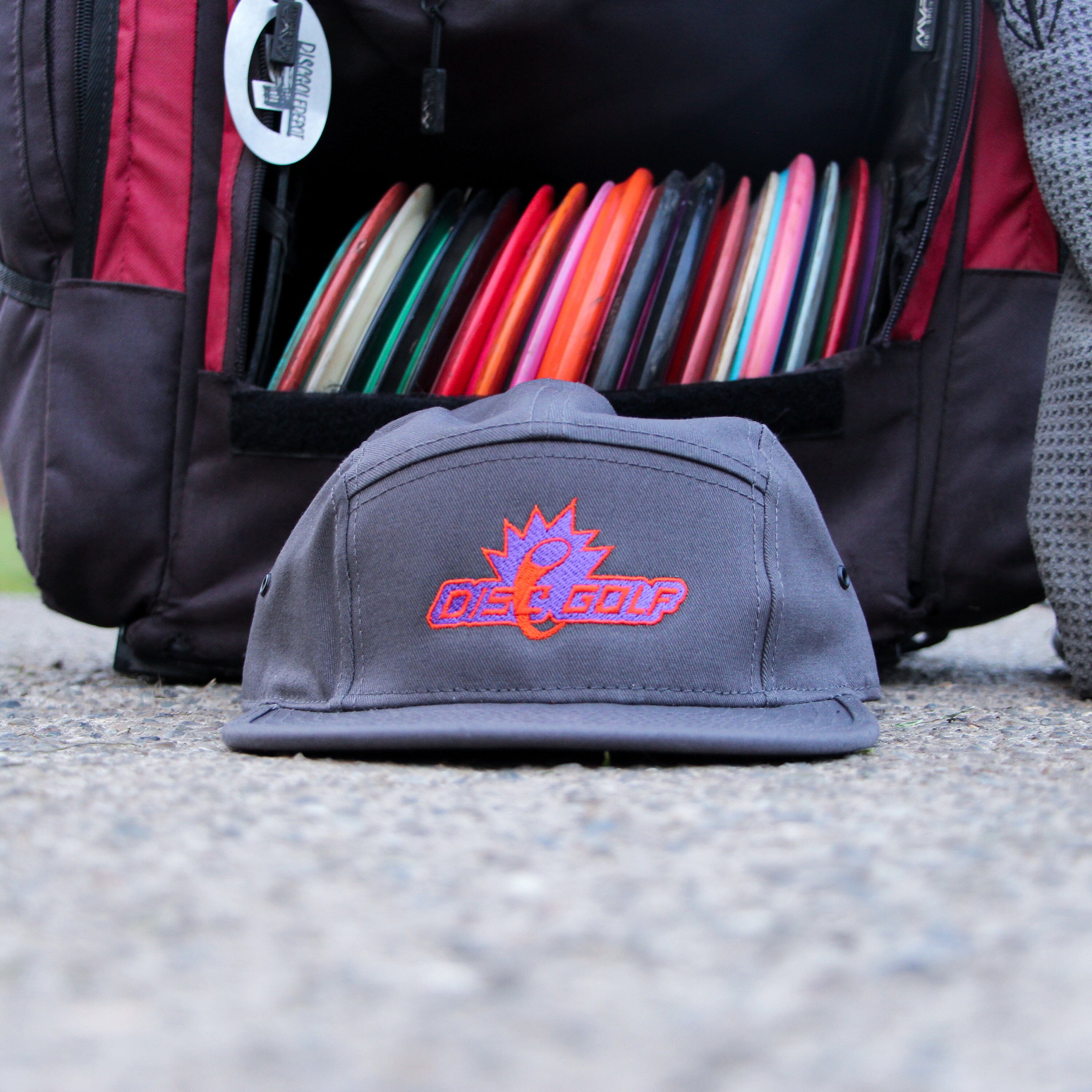 Disc Golf Logo 5 Panel Hat / Disc Golf Apparel / Disc Golf Clothes ...