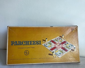 Antique Parcheesi Board - Etsy