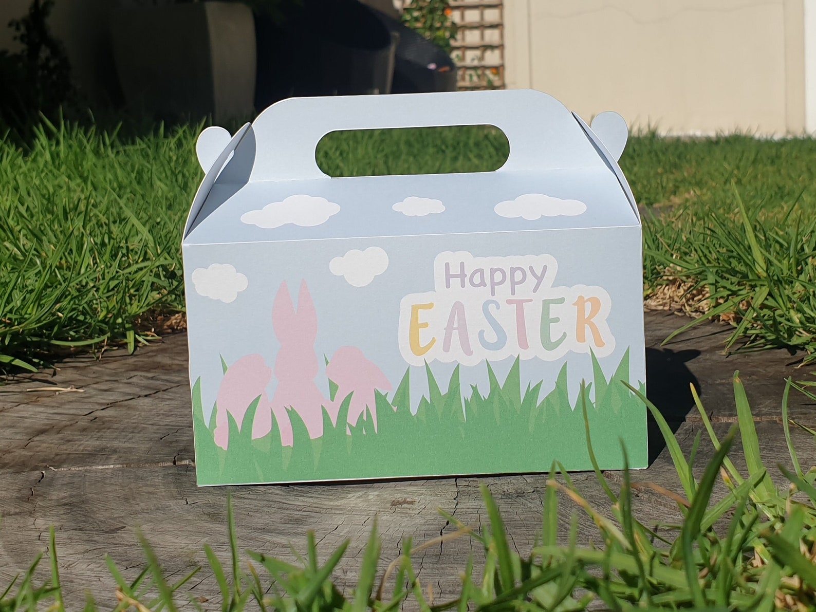Easter Gable Box Printable Template - Etsy Canada