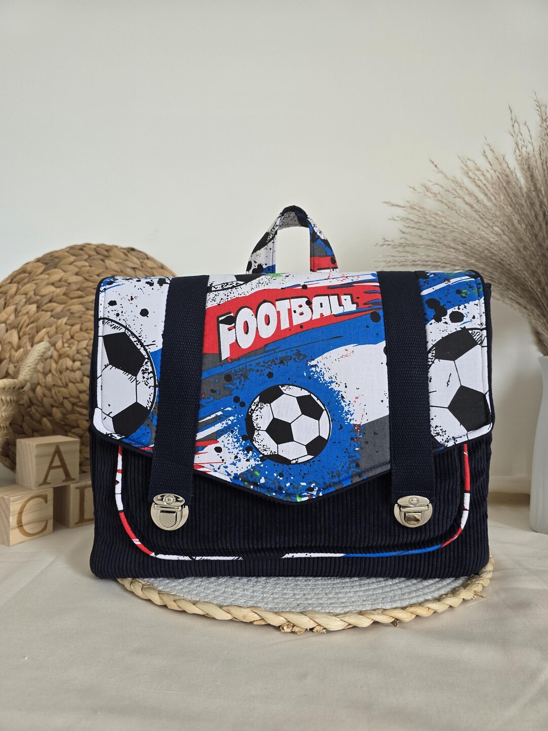 Children's School Bag / Boys' School Bag / Rectangular School Bag ...