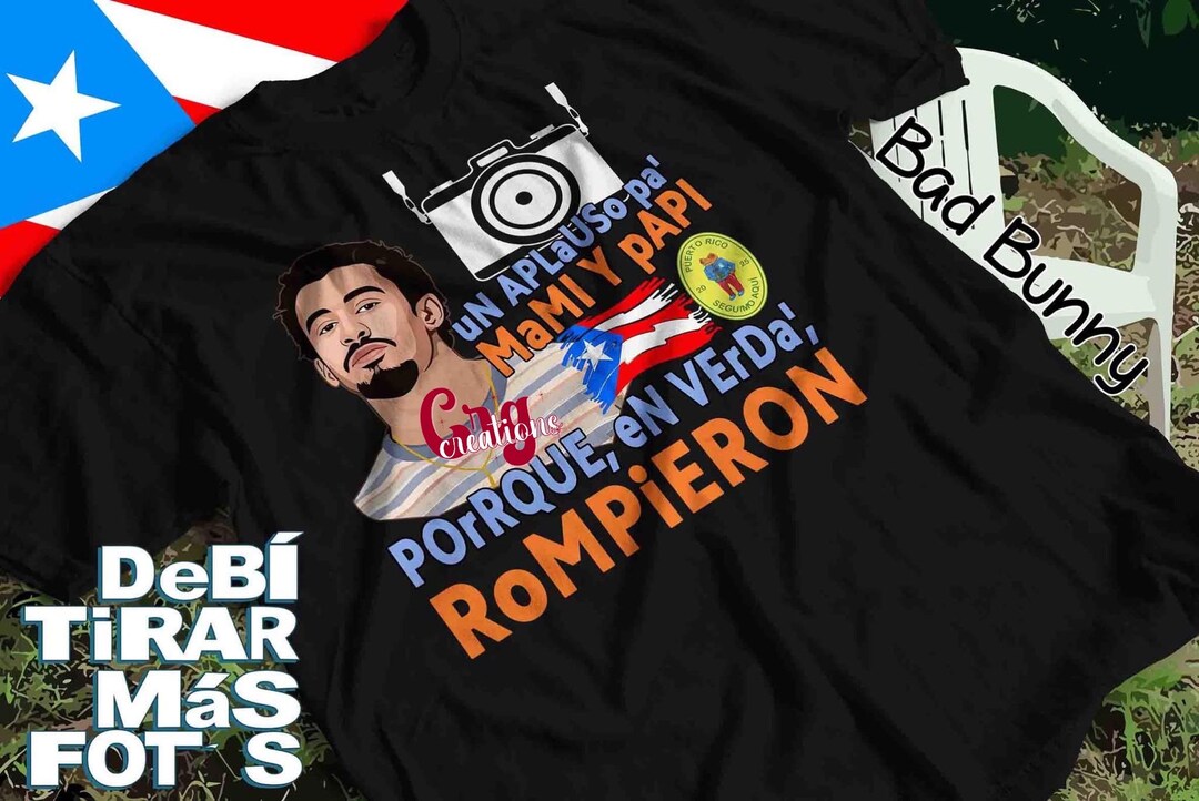 Un Aplauso Pa Mami Y Papi, Dtmf, Boricua, Puerto Rico, Camisa, Trending ...