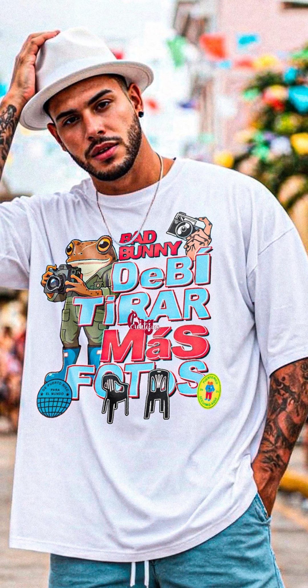 Debi tirar mas fotos, PR, bad bunny, mas fotos, sillas blancas, boricua ...
