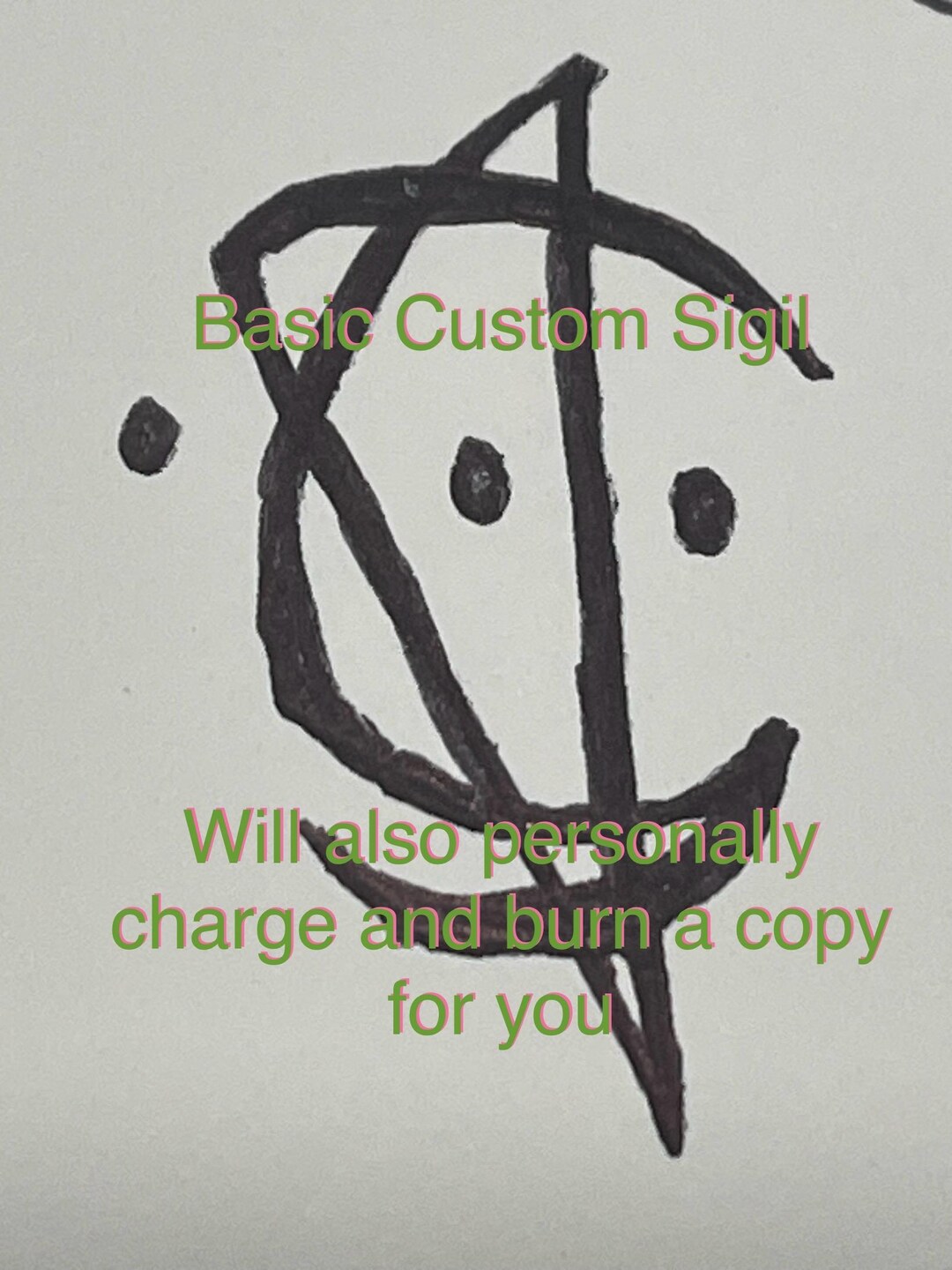 Custom Sigil - Basic - Easy - Hand Crafted - Sigil Spell Work - Etsy