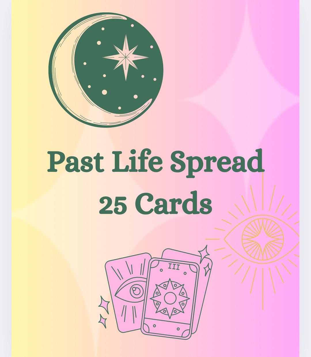 Past Life Tarot SPREAD - Not a Reading! - Past Lives - 25 Card Spread ...