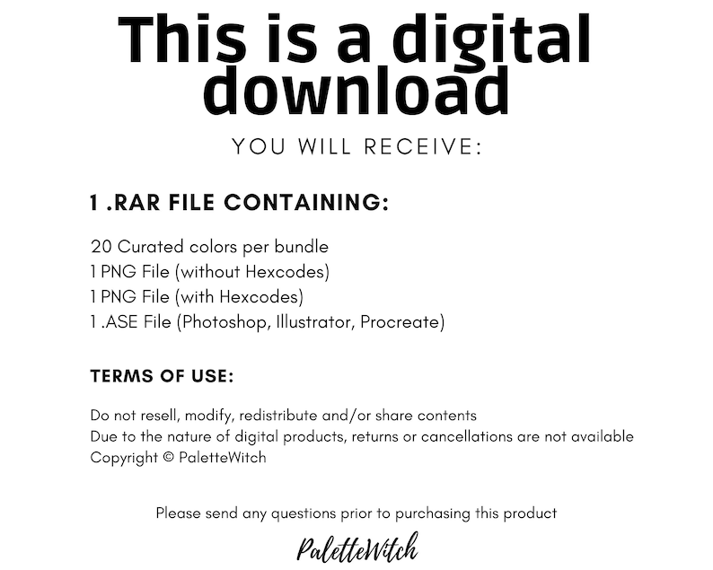 Nature Digital Color Palette Swatches for Photoshop - Etsy