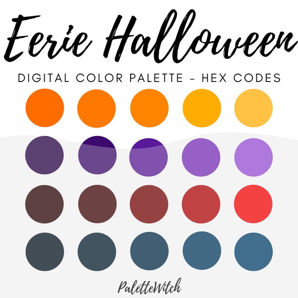 Witch Color Palette - Etsy
