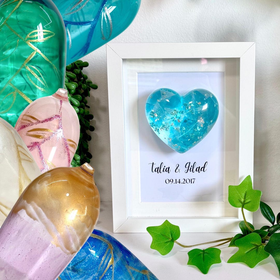 Chuppah Glass Kit – Heart Wall Art Keepsake From Broken Jewish Wedding ...