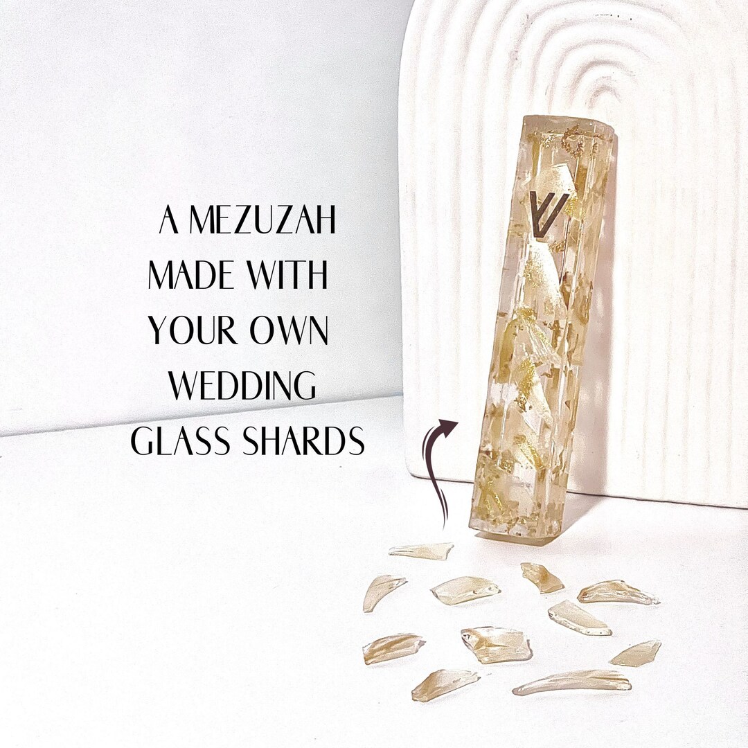 Mezuzah to Be Made With Your Wedding Glass Shards, Wedding Glass ...