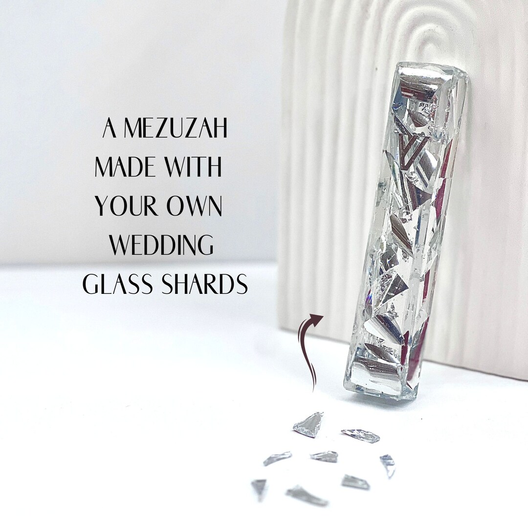 Mezuzah to Be Made With Your Wedding Glass Shards, Wedding Glass ...