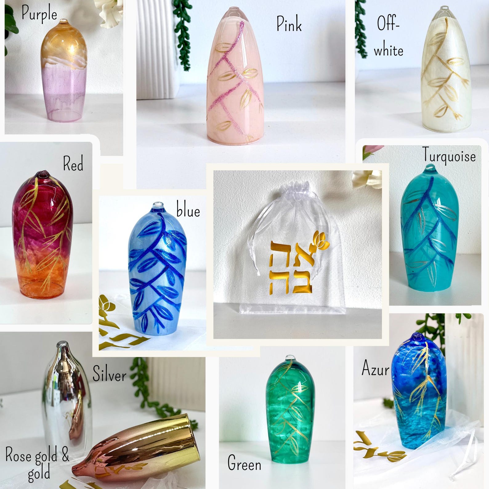 Chuppah Kit, Breaking Glass Mezuzah, Jewish Gifts Wedding Mezuzah ...