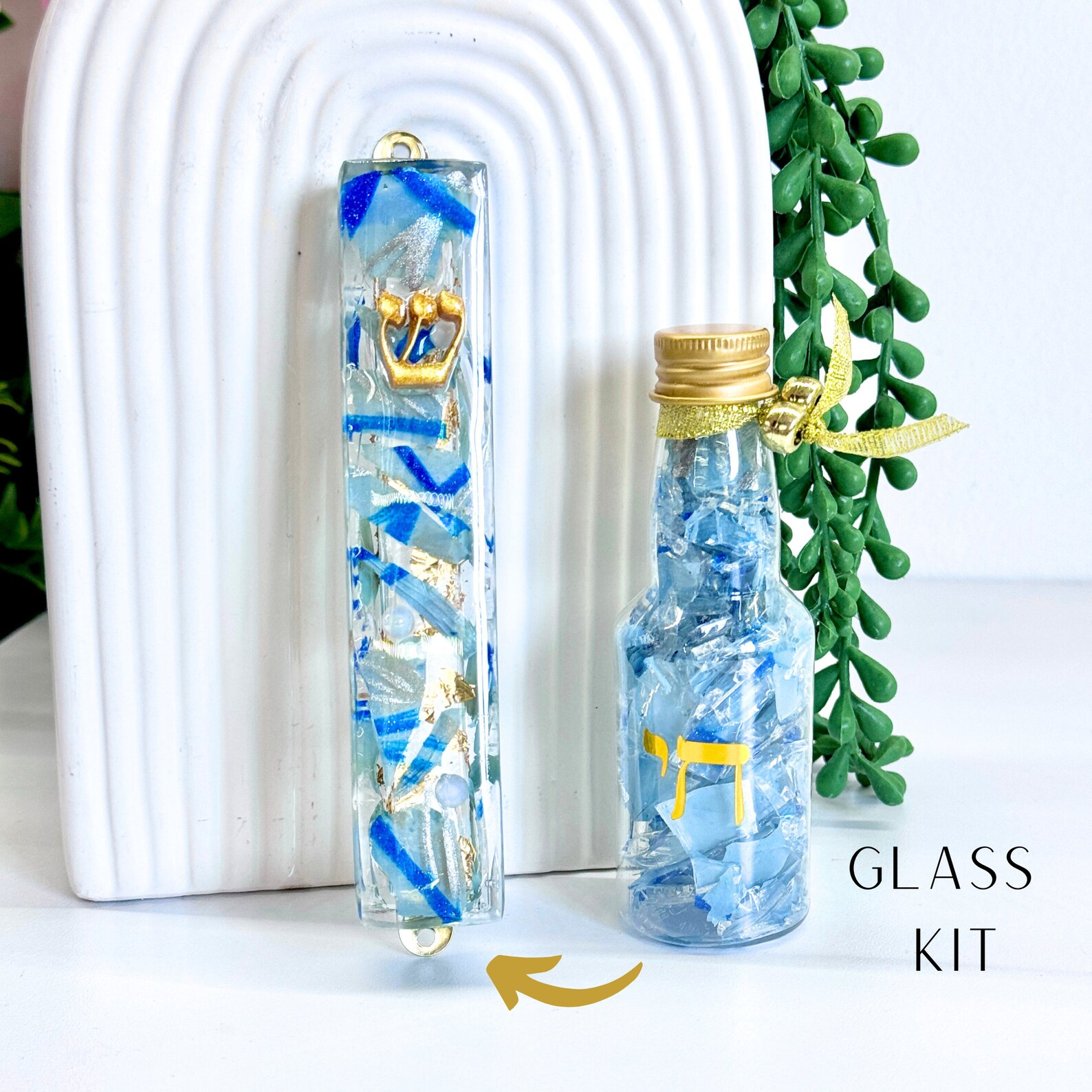 Chuppah Kit, Breaking Glass Mezuzah, Jewish Gifts Wedding Mezuzah ...