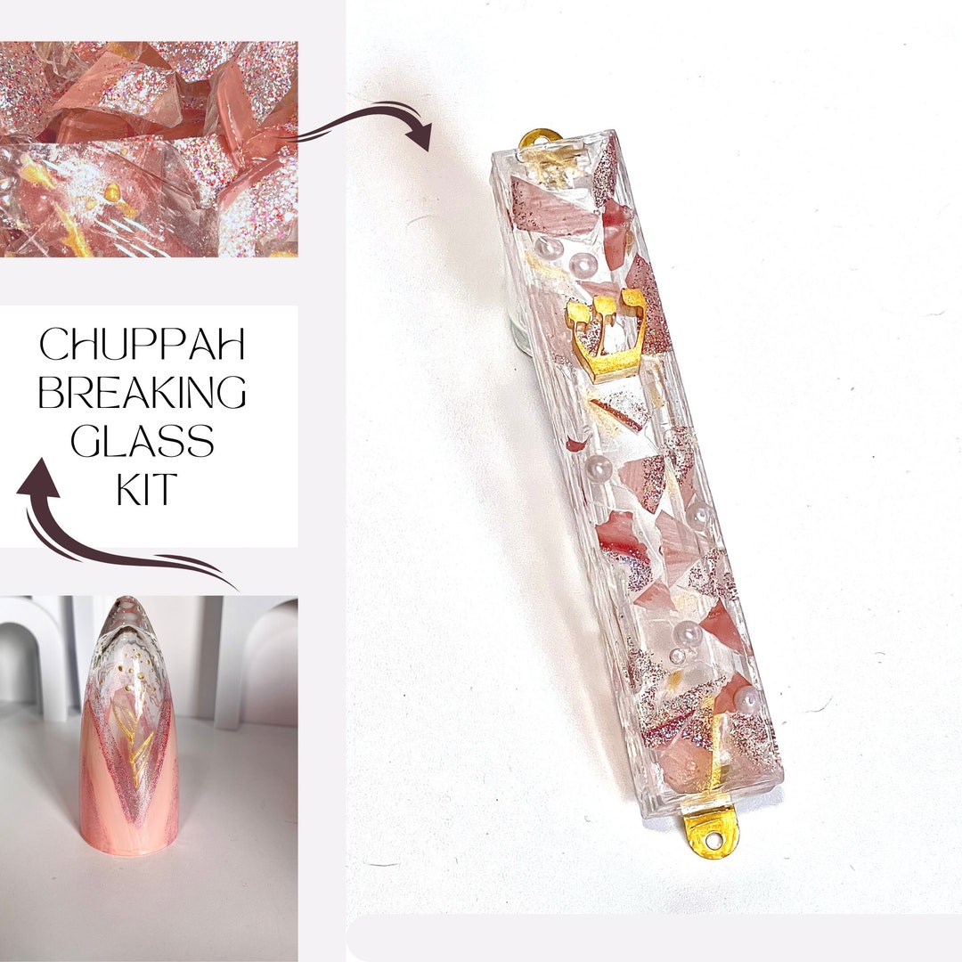 Chuppah Kit, Breaking Glass Mezuzah, Jewish Gifts Wedding Mezuzah ...