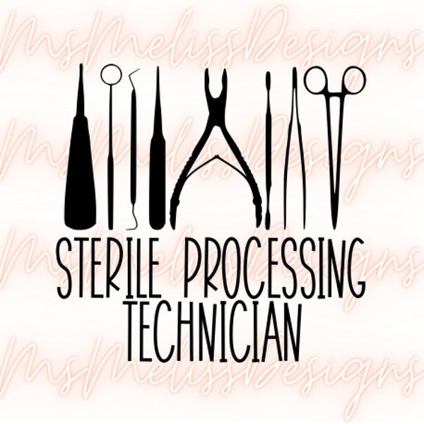 Sterile Processing Svg - Etsy