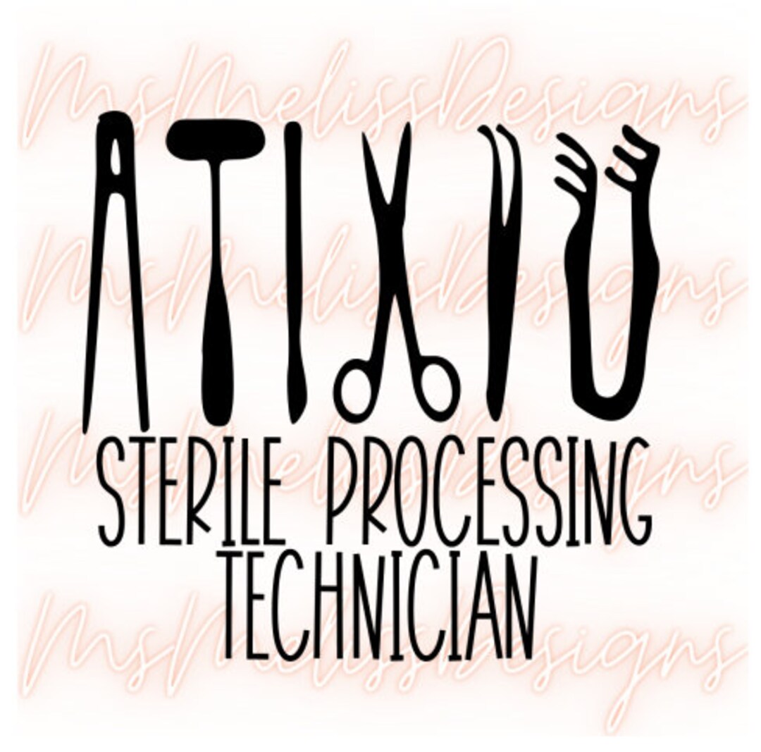 Livin the Sterile Processing Tech Life SVG Cut File, Scrub Nurse SVG ...