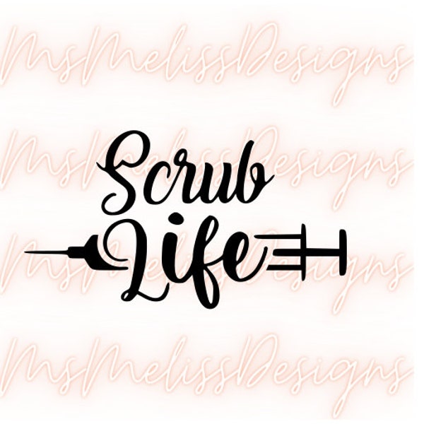Scrublife Svg - Etsy