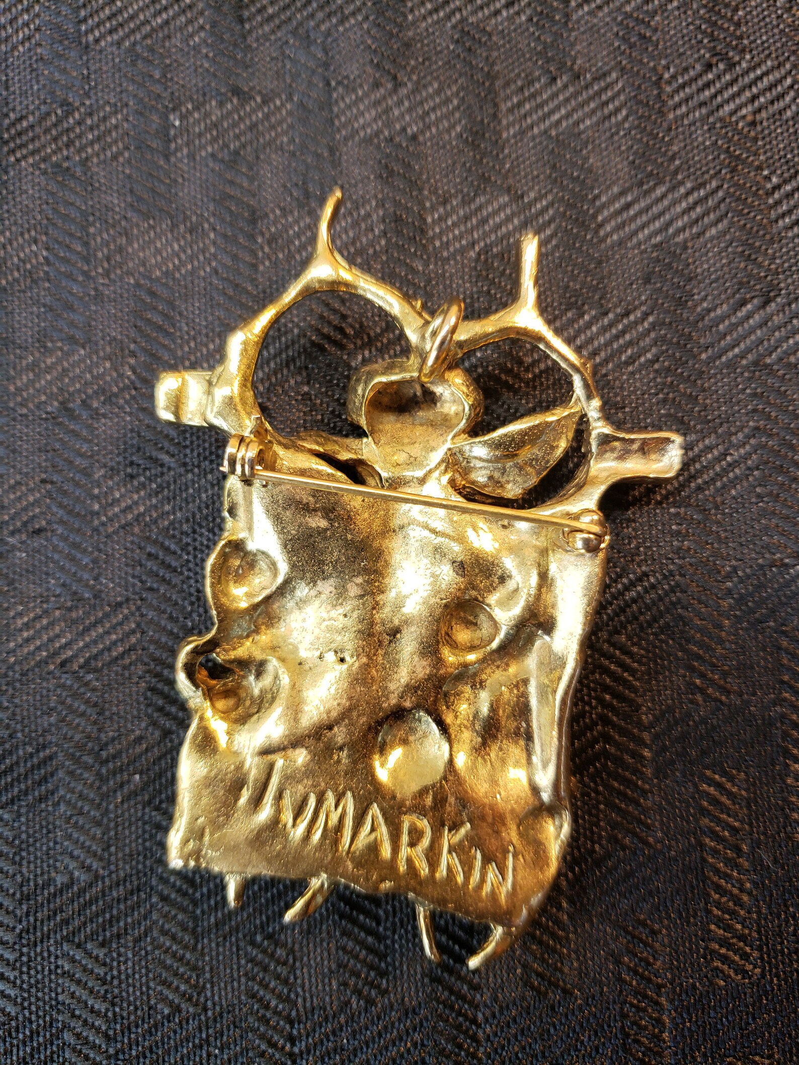 Igael Tumarkin Vintage 1970's Modernist Style Brooch/pendant "prisoner ...