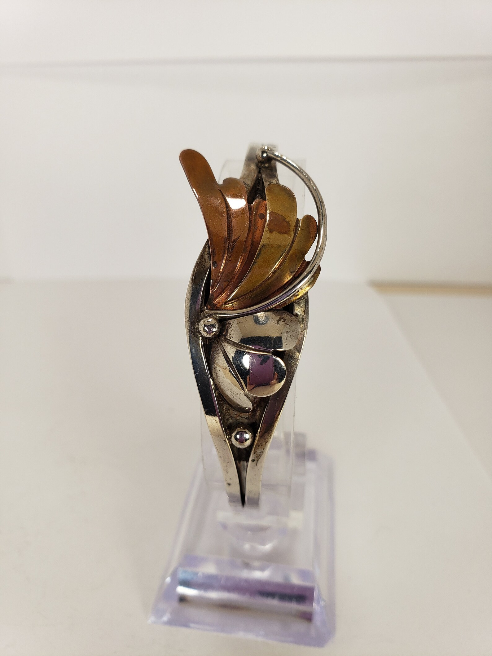 Sterling Silver Navajo LC Lee Chee Two-tone Cuff Bracelet - Etsy