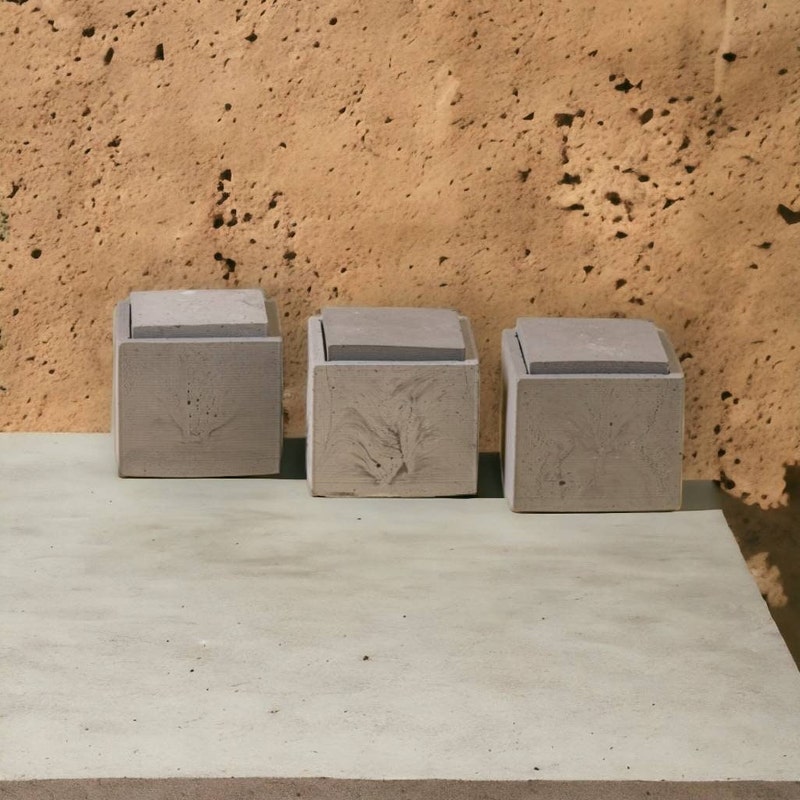 Concrete Box - Etsy