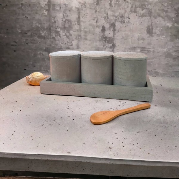 Concrete Container - Etsy