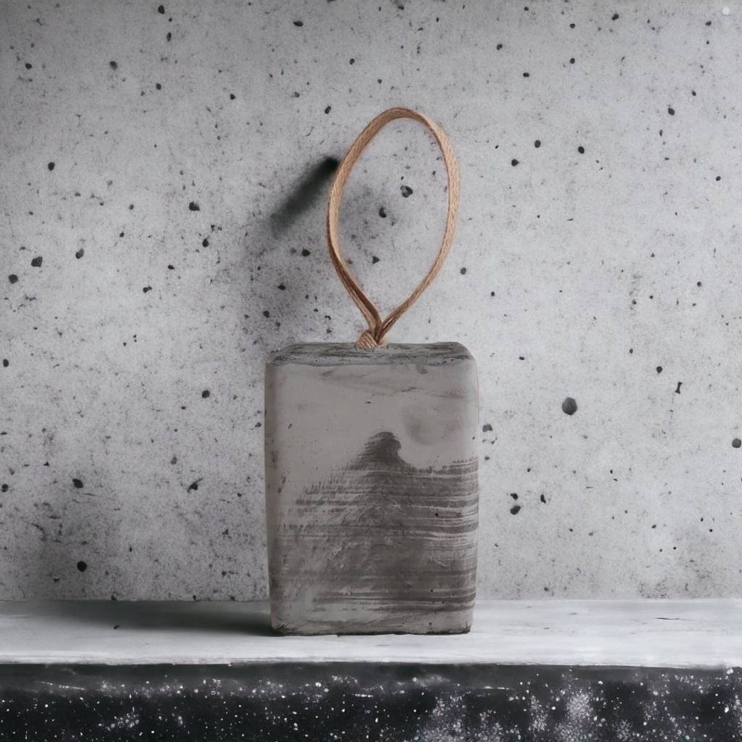 Concrete Door Stopper for Front Door, Dor Stop for Decorative, Concrete ...