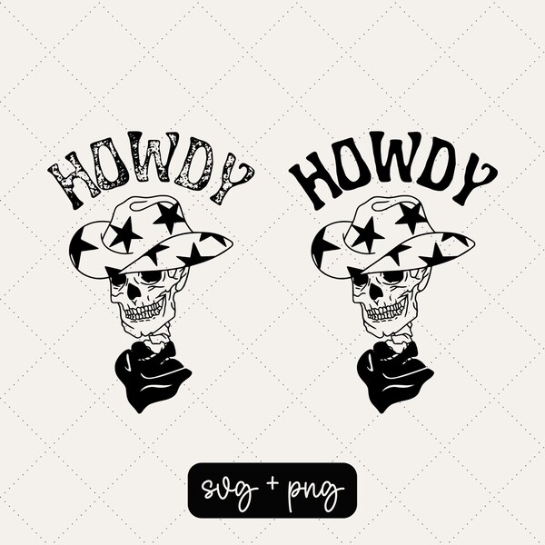 Howdy Skeleton Png - Etsy