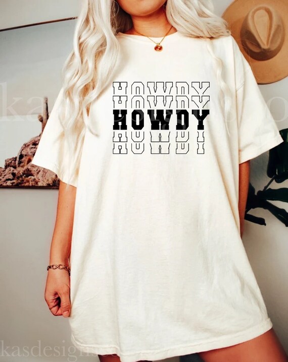 Howdy Svg Howdy Stacked Texas Svg Cowboy Svg Wild West | Etsy