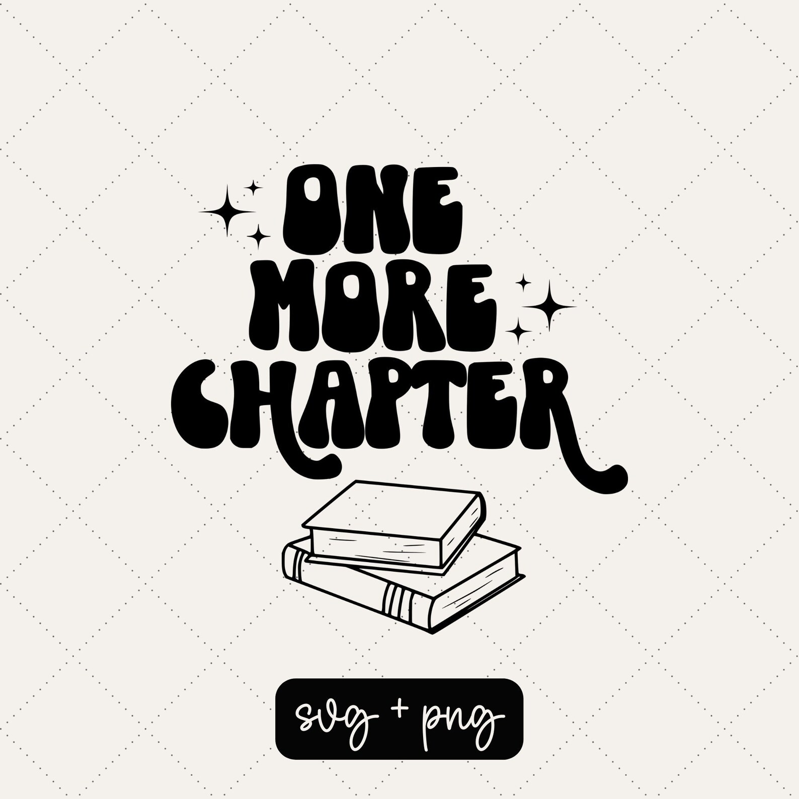 One More Chapter Svg Book Svg Book Club Svg Book Sticker - Etsy