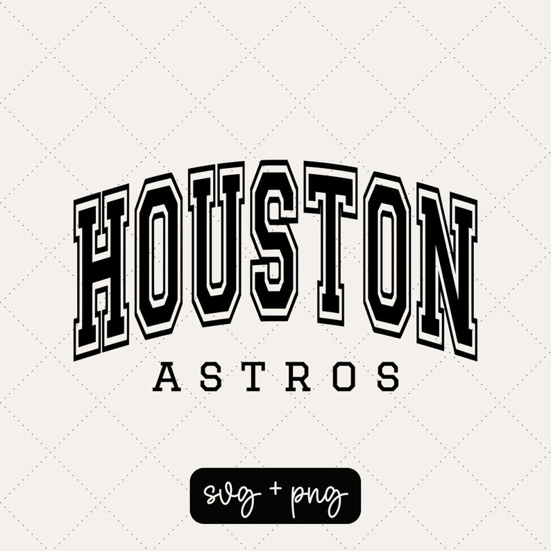 Houston Svg Baseball Svg Baseball Vibes Digital File - Etsy
