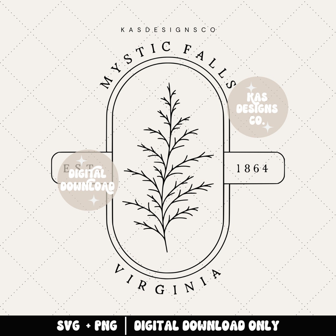 Mystic Falls Svg, Mystic Falls Png, Vampires Png, 1864 Png, Fall Png ...